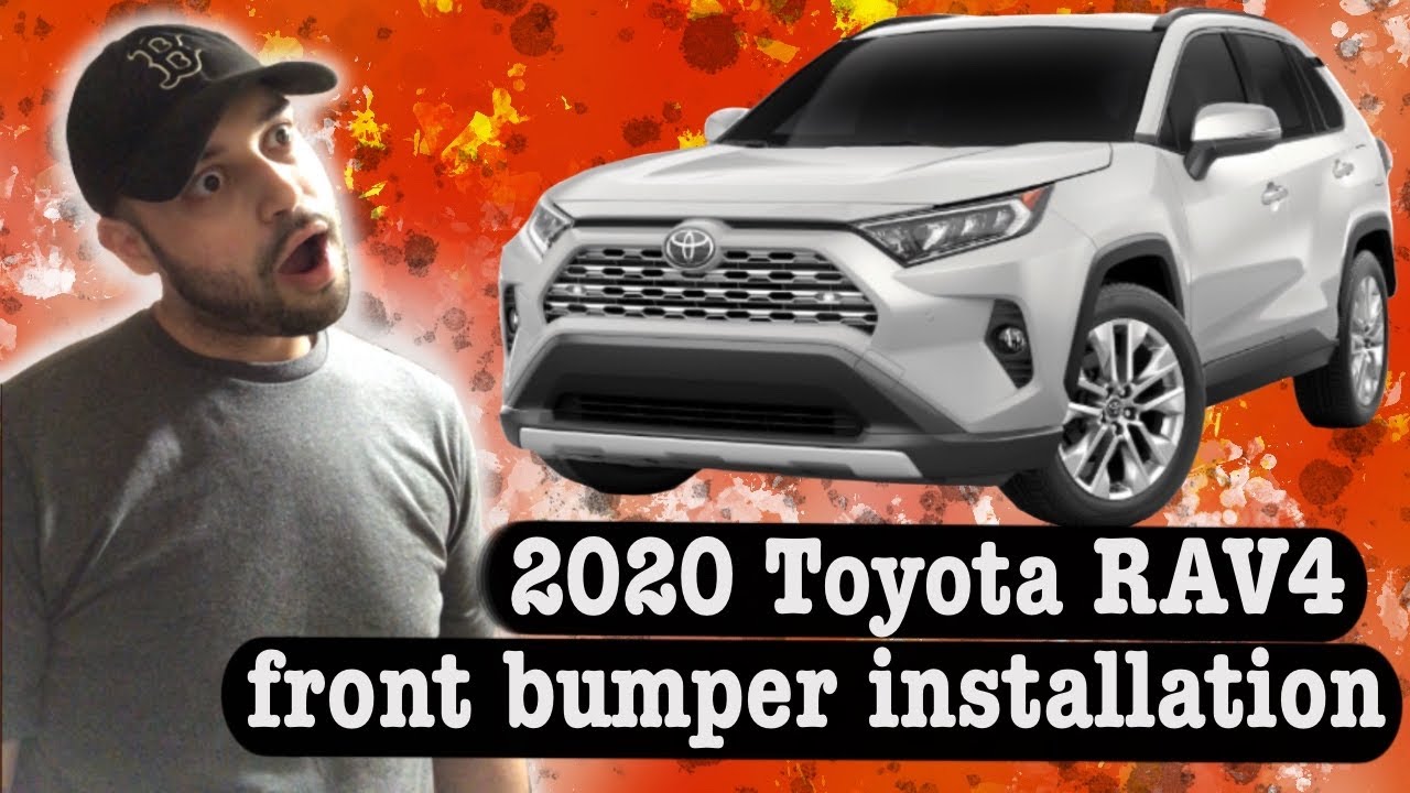 2020 Toyota RAV4 front bumper installation - YouTube