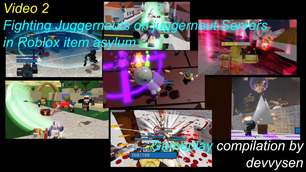 [2] Fighting Juggernauts on juggernaut Servers in item asylum - Roblox ...