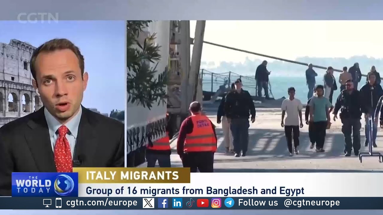 Italy Sends Migrants to Albania - YouTube