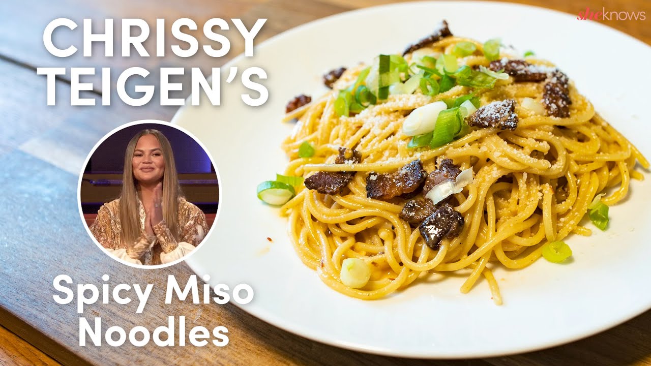 Kenzie's Kitchen - Kenzie Tries Chrissy Teigen's Spicy Miso Pasta - YouTube