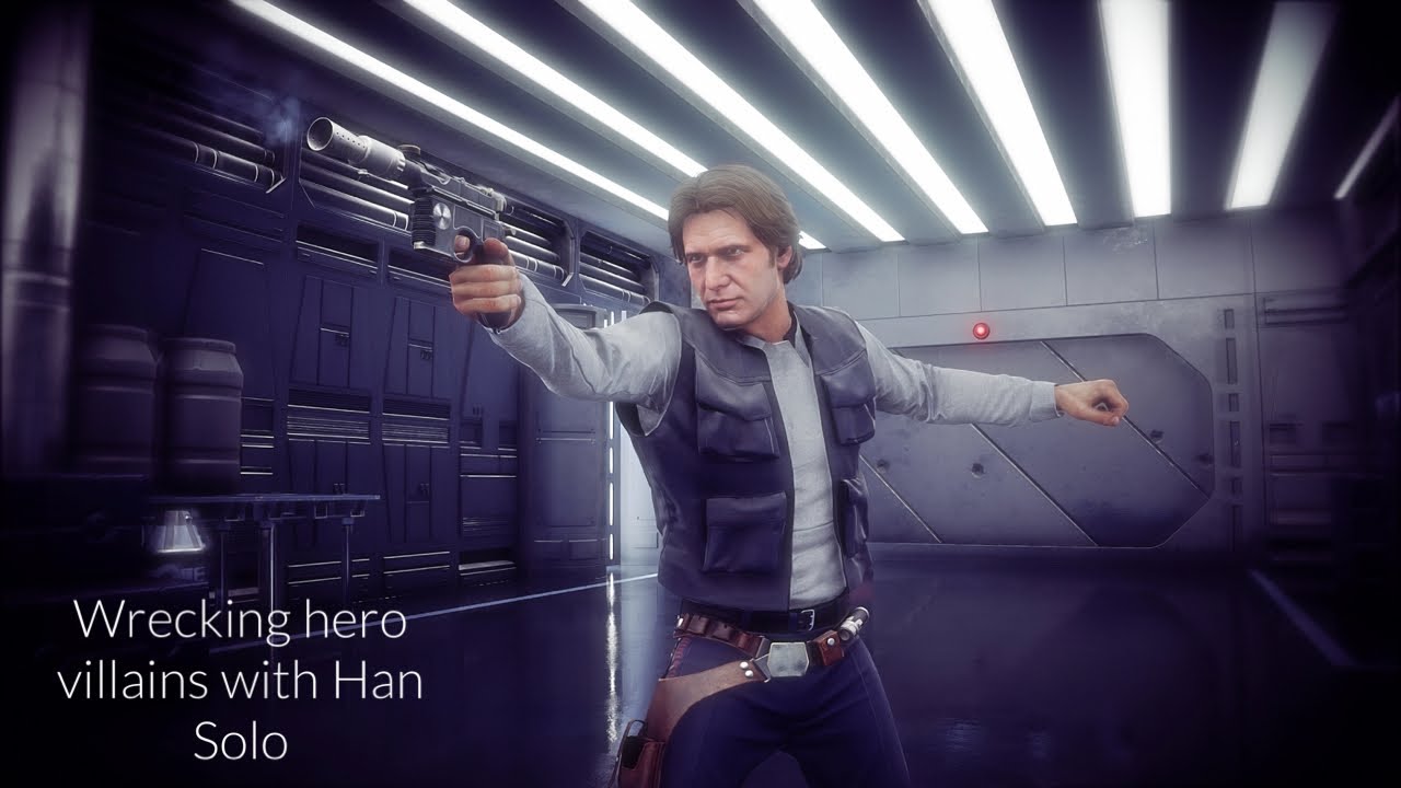 Star Wars Battlefront 2: Han Solo Gameplay (No Commentary) - YouTube