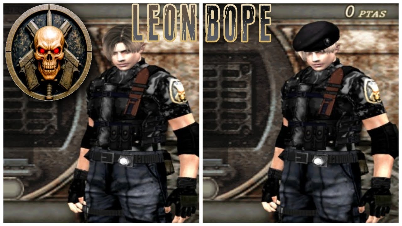 RE4 Leon BOPE Skin PS2/UHD - YouTube