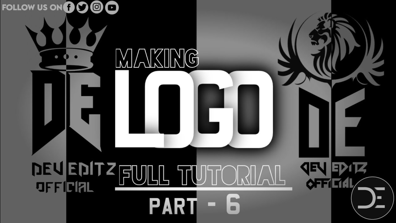 make new trending logo||In pixellab||By dev editz official - YouTube