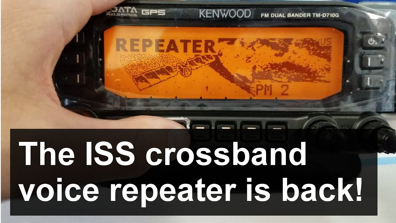 The ISS crossband voice repeater is back! - YouTube
