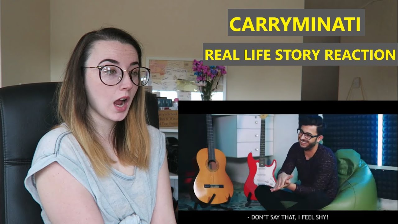 Carryminati Real Life Story Reaction - YouTube