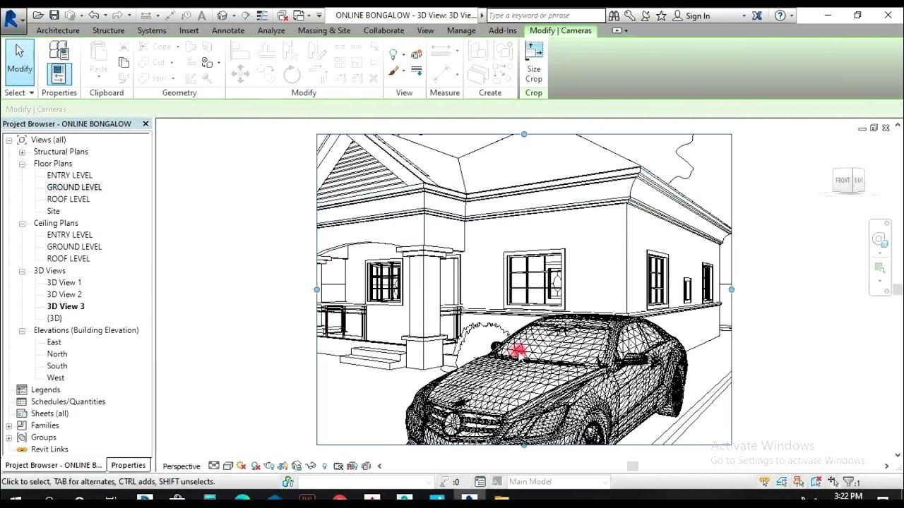 Revit For Beginners; 11 Creating Cameras and Renderings in Revit Explained New - YouTube