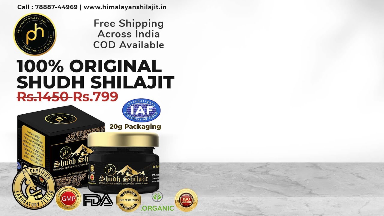 How is shilajit made and what are the Benefits of Shilajit - YouTube