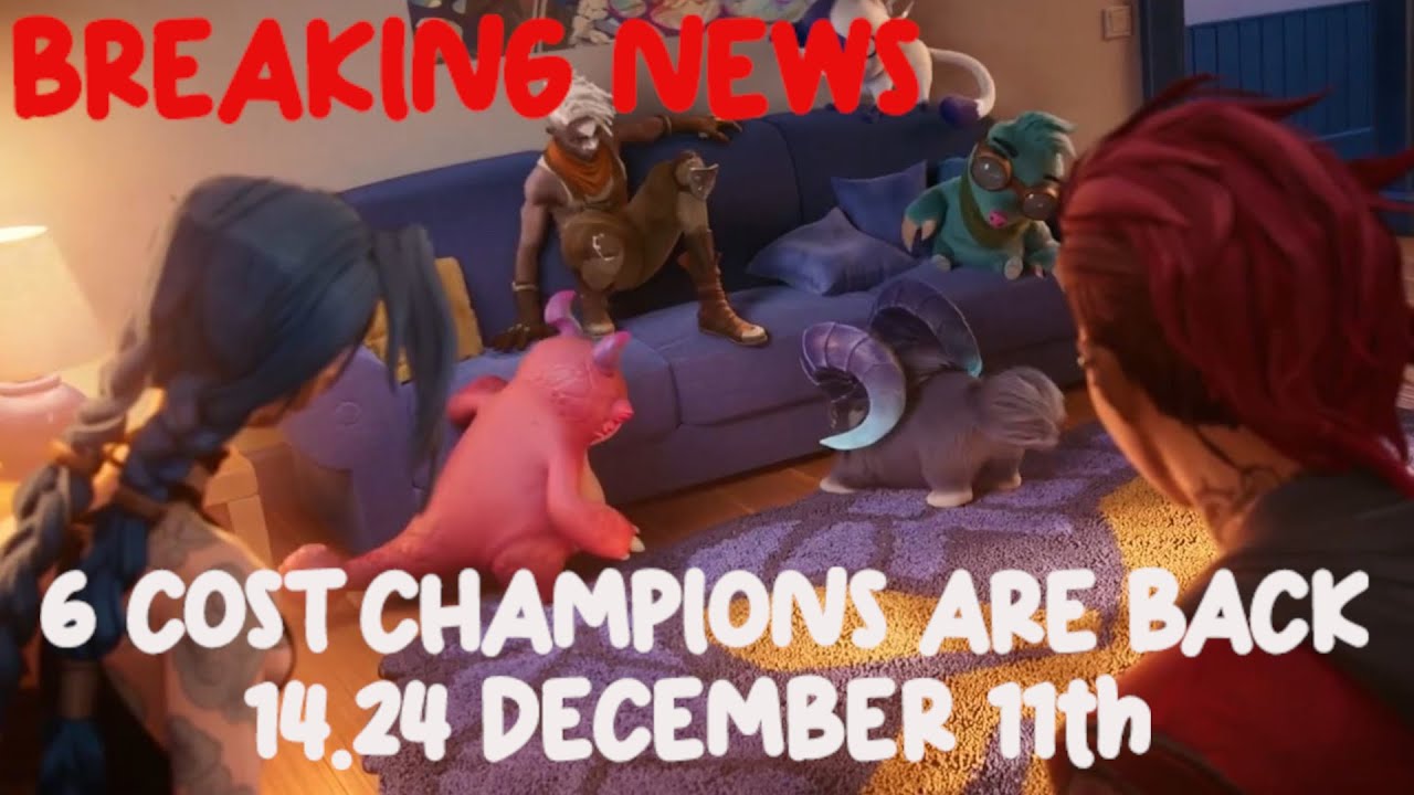 6 Cost Legendary Champions Were Just Announced With Patch 14.24! - TFT ...