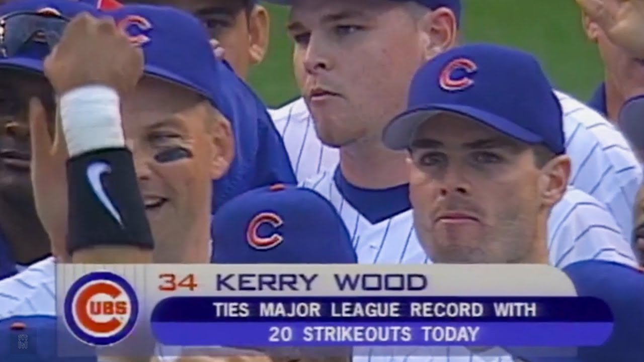 Kerry Wood's 20 strikeouts ties MLB record | May 6, 1998 vs. Astros ...