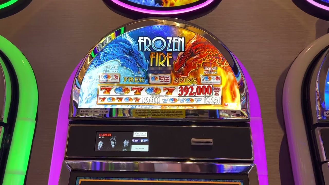 VGT🔴 Frozen Fire .25 up to $45 max bet. ( Lots of Red spins ) - YouTube