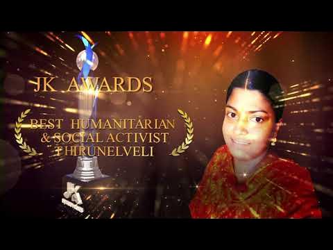 FIRST ANNUAL JK AWARDS 2022 - F.SAVARIAMMAL - YouTube
