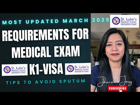 MOST UPDATED K1 VISA LIST OF REQUIREMENTS FOR MEDICAL EXAM AT SLEC| TIPS TO AVOID SPUTUM #fyp