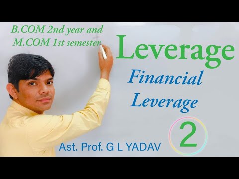 financial leverage / leverage / / operating leverage - YouTube