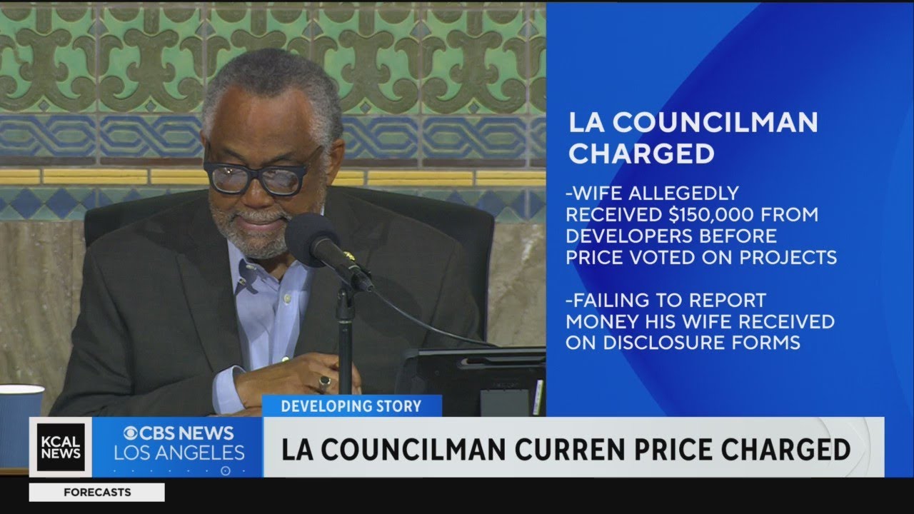 LA City Councilman Curren Price charged with embezzlement, perjury and ...