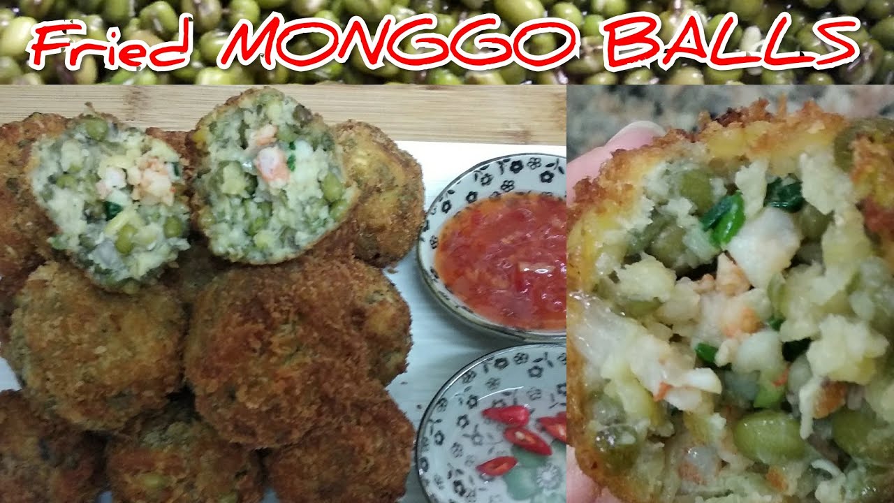 Fried Monggo Balls With Shrimp Filling Soo Yummy Pangnegosyo Youtube