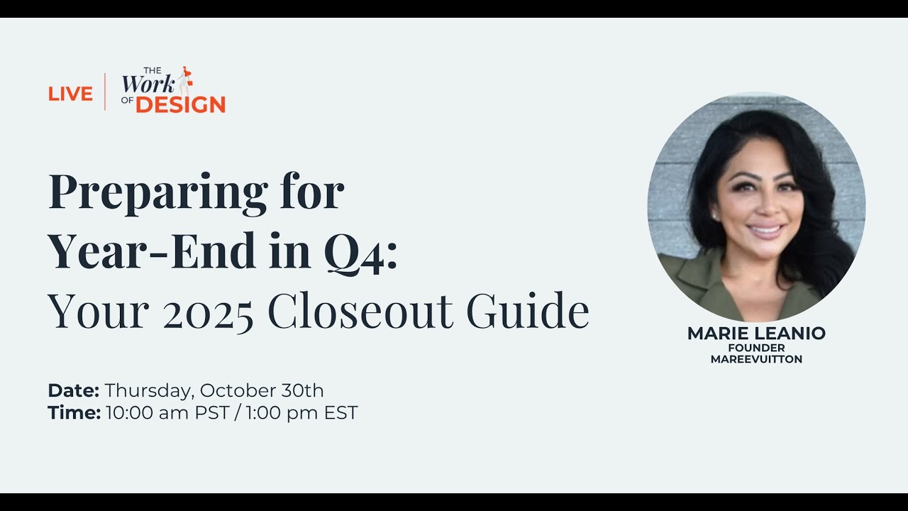 Preparing for Year-End in Q4 — Your 2025 Closeout Guide - YouTube