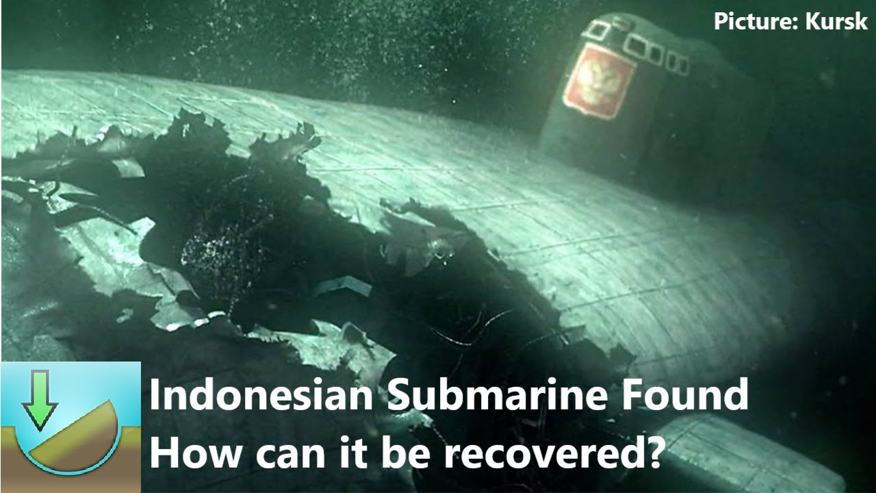 Indonesian Submarine found. How can it be recovered? - YouTube
