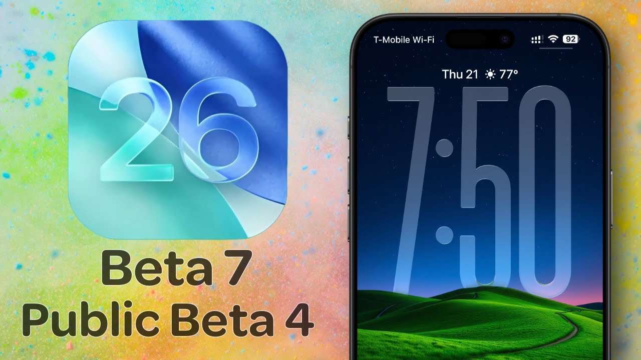 iOS 26 Beta 7 And Public Beta 4- Performance And Battery Life! - YouTube