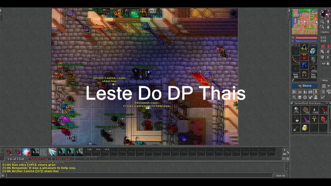 Tibia - Addon 2 do Citizen - YouTube