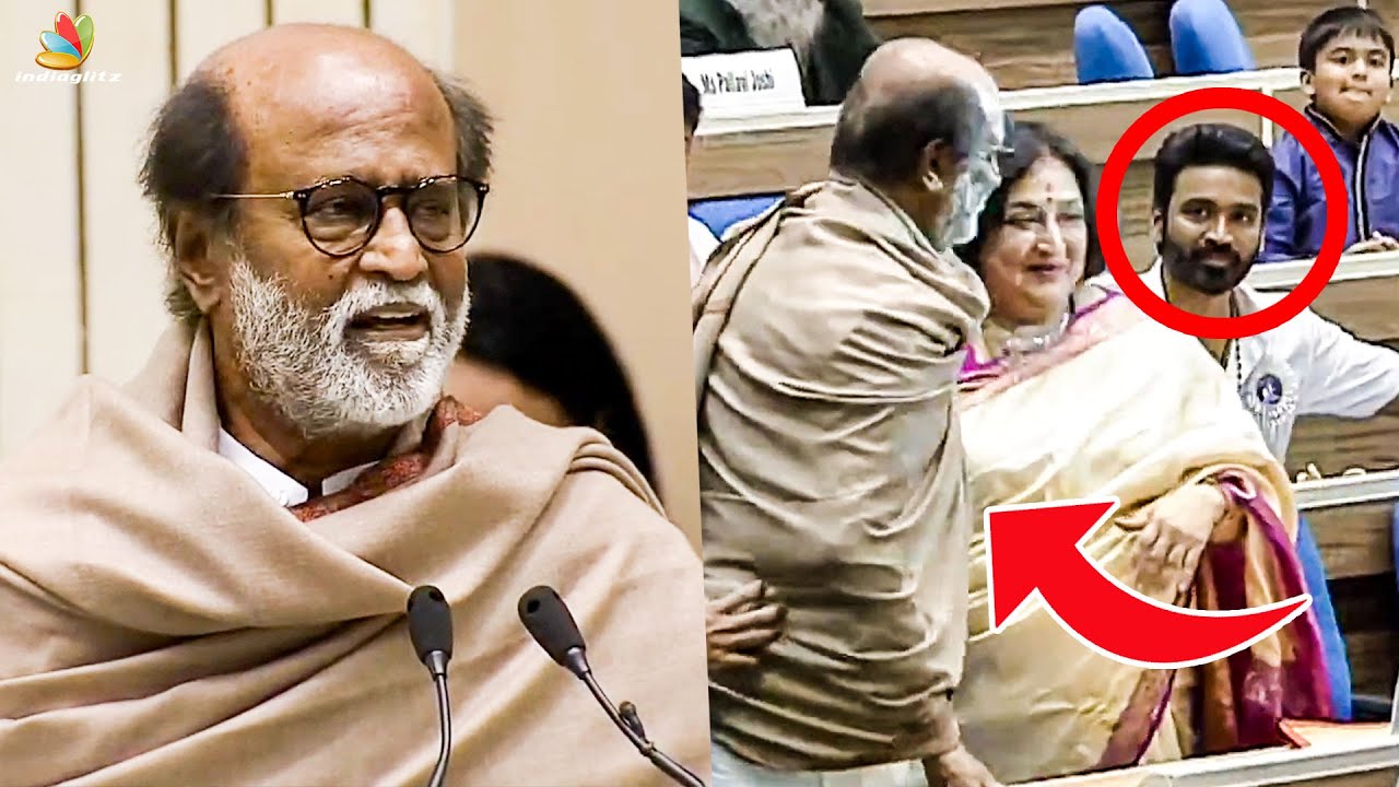 Latha Rajinikanth Hugs Rajini after Dadasaheb Phalke Award 😍 🤗 ...