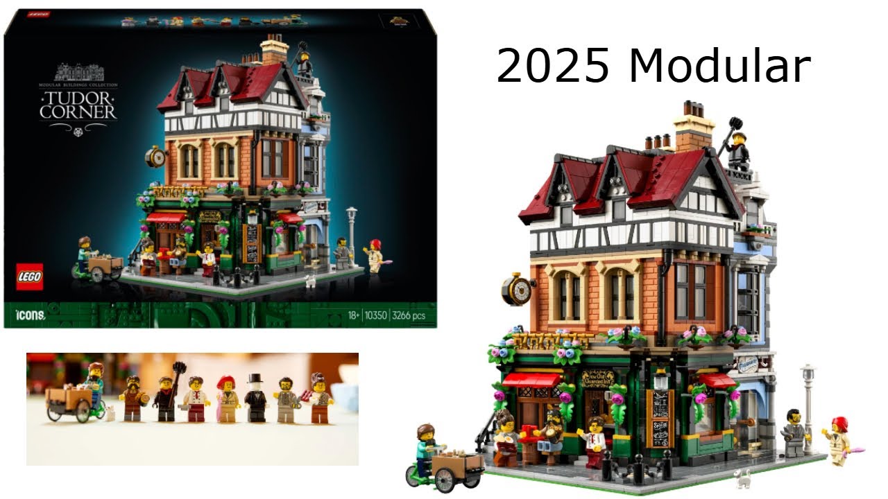 LEGO 10350 Tudor Corner 2025 Modular Building! - YouTube