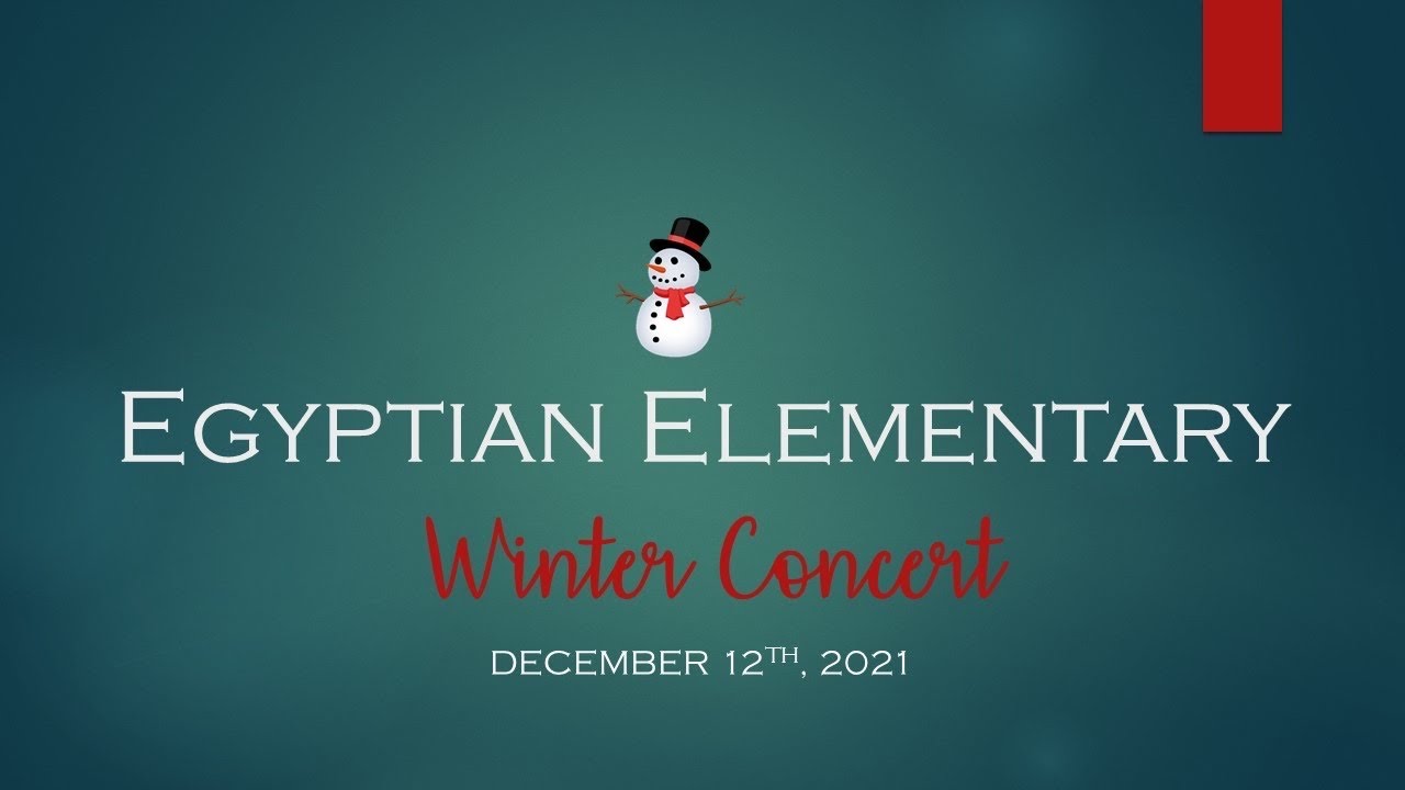 Elementary Winter Concert - YouTube