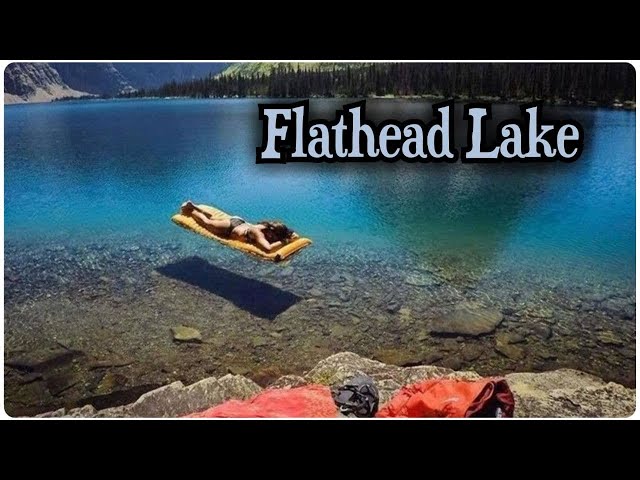 Flathead Lake Clear Depth