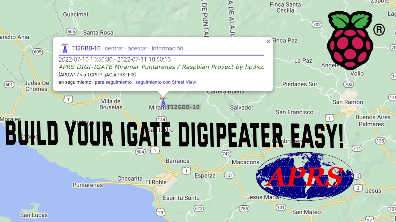 Build your digipeater and Igate APRS Easy 2022! - YouTube