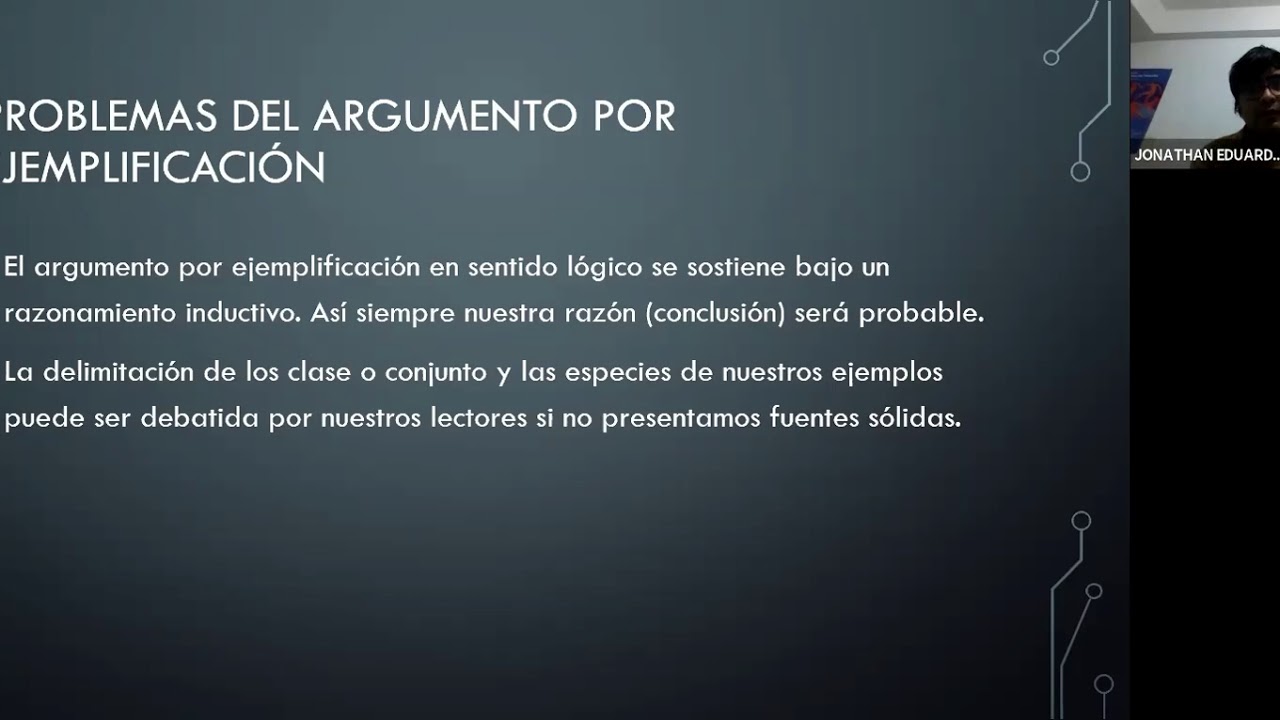 Argumento por ejemplificación - YouTube