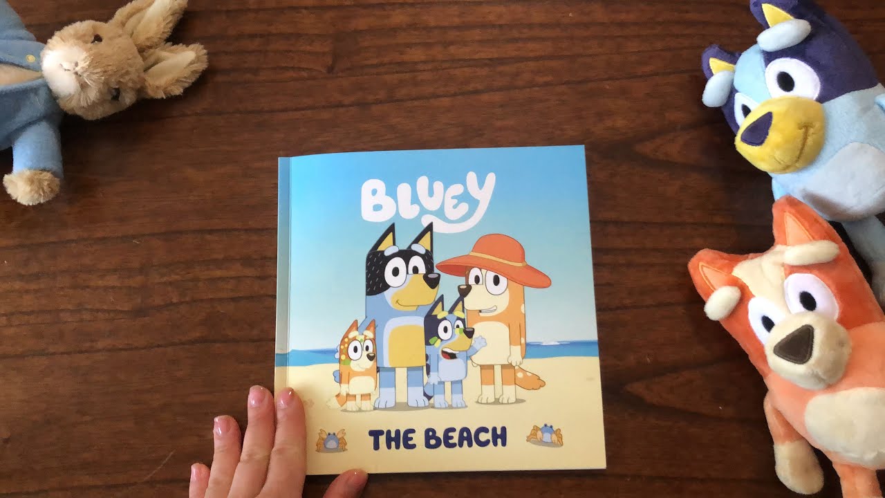 Bluey Stories - The Beach | Bunny Books Read Aloud - YouTube