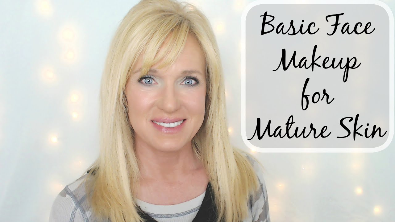GRWM Basic Face Makeup For Mature Skin! - YouTube