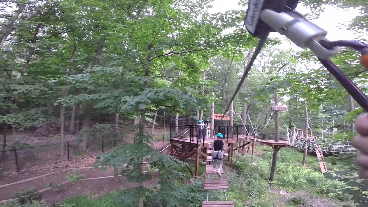 Tree Top Adventure Course - YouTube