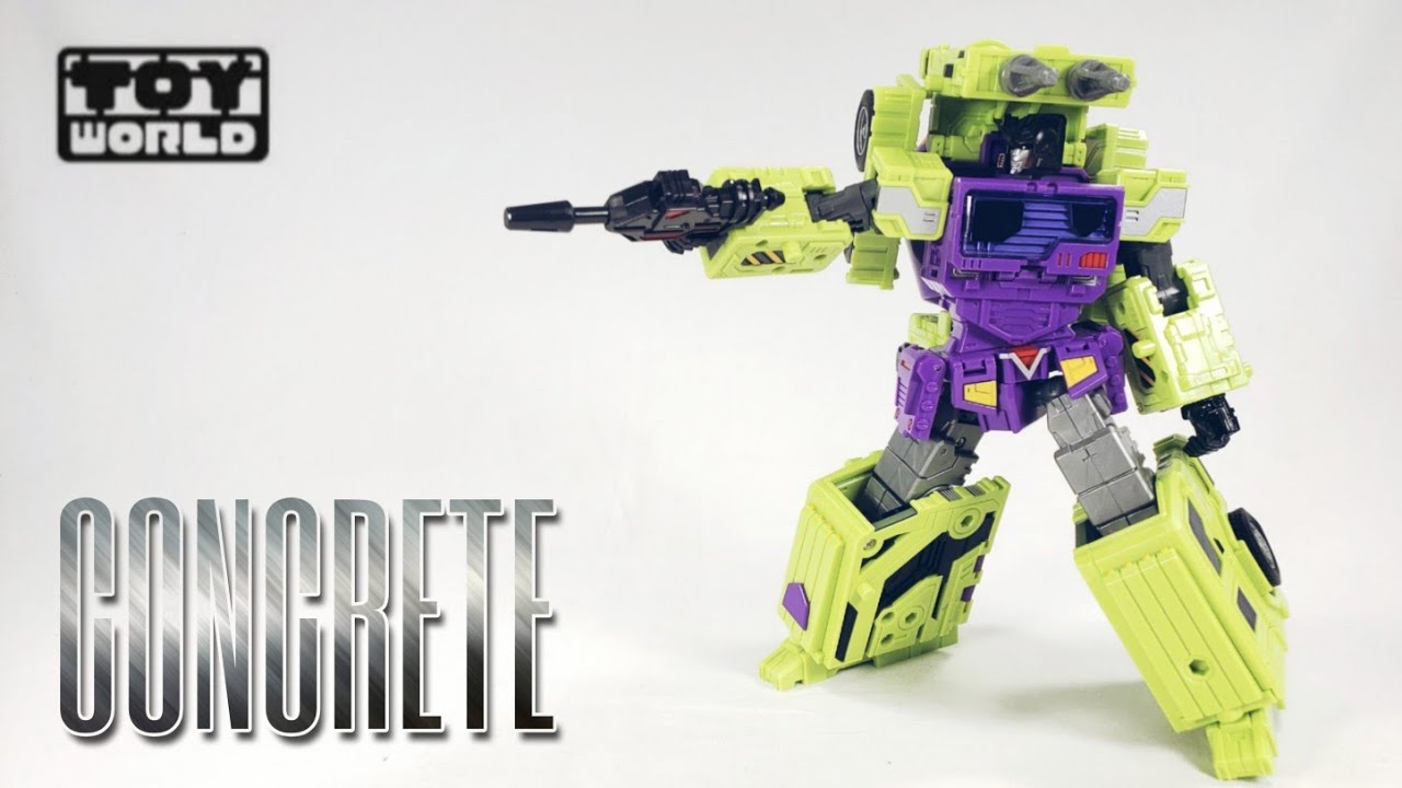 MASTERPIECE MONDAY: TOYWORLD CONCRETE (G1 MIXMASTER) - YouTube