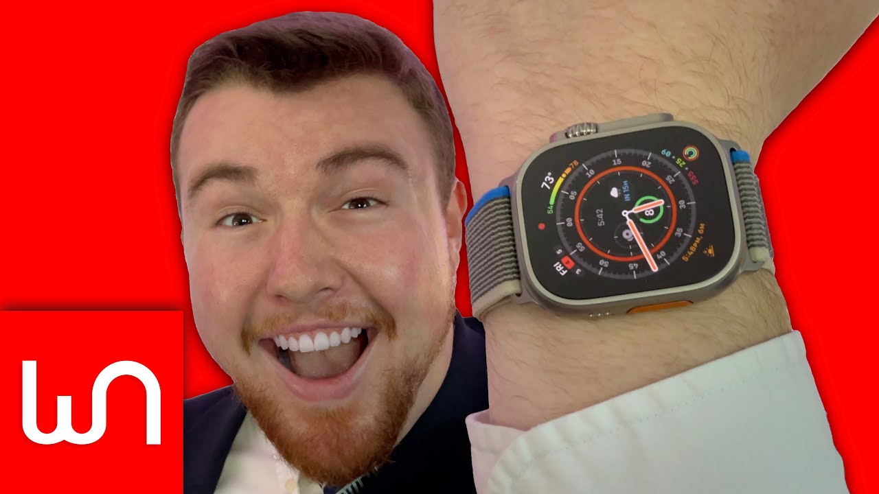 Blue/Gray Trail Loop Apple Watch Ultra Band Unboxing! - YouTube