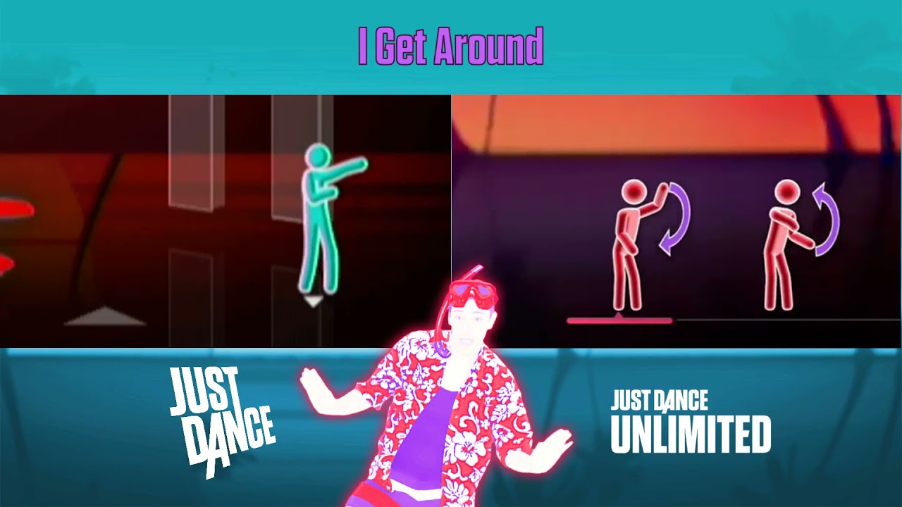 Just Dance - Pictogram Comparison | I Get Around - YouTube