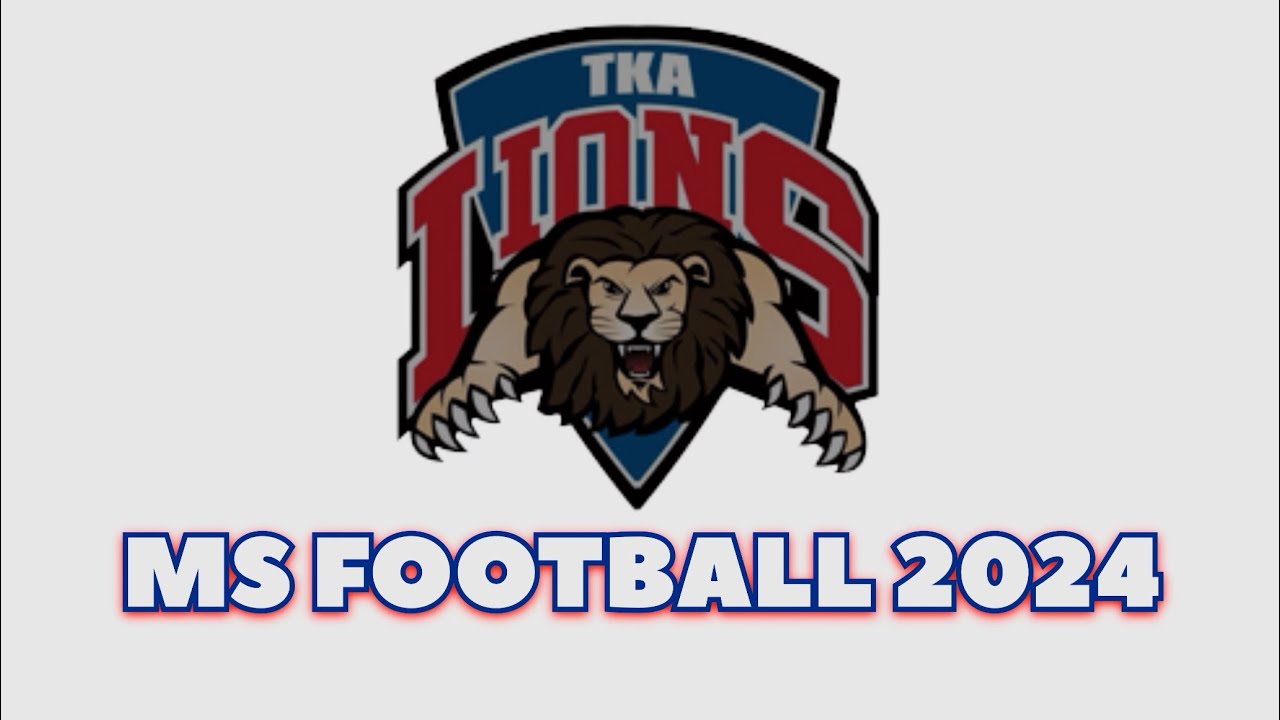TKA Middle School Football 2024 - YouTube