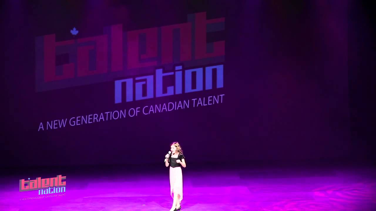 Kayleigh Styles age 10 - Talent Nation 2014 Ottawa performing "I ...