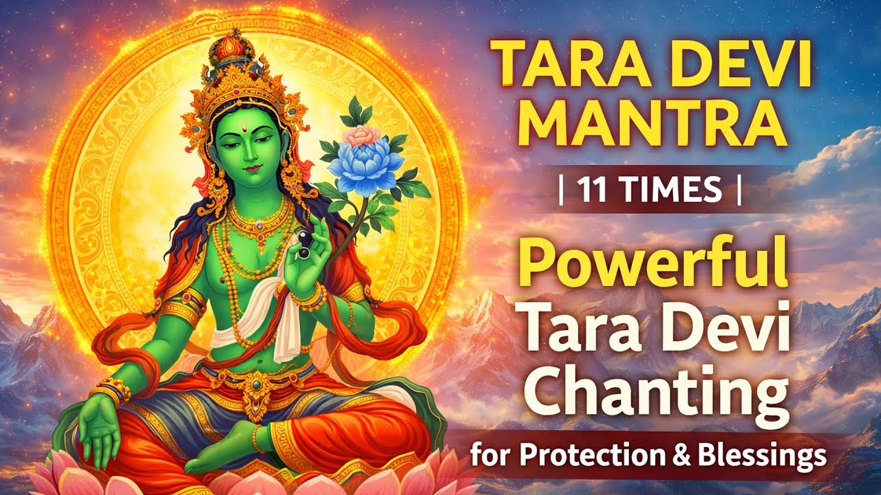 Tara Devi Mantra | 11 Times | Powerful Tara Devi Chanting for ...