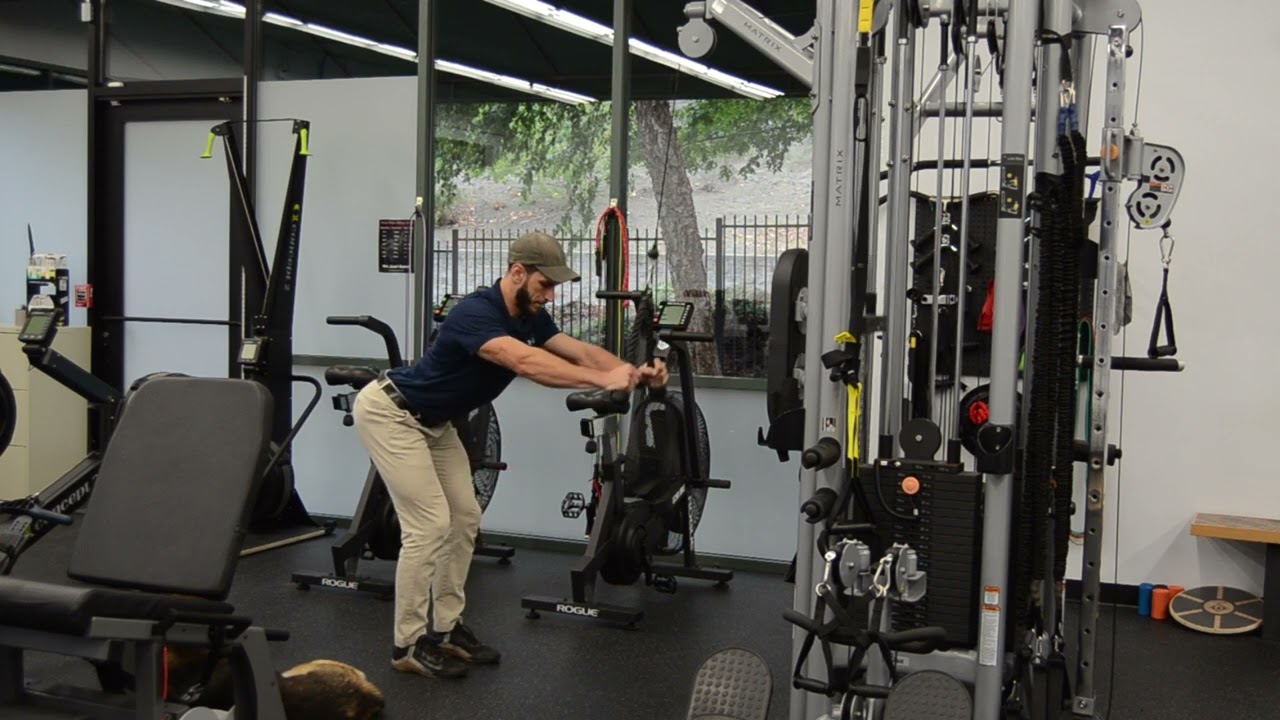 Cable Straight Arm Pushdown - Exercise Demo - YouTube