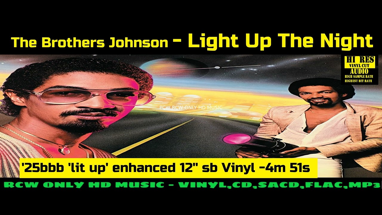 -Brothers Johnson - Light Up The Night -'lit up' enhanced 12'' sb Vinyl ...
