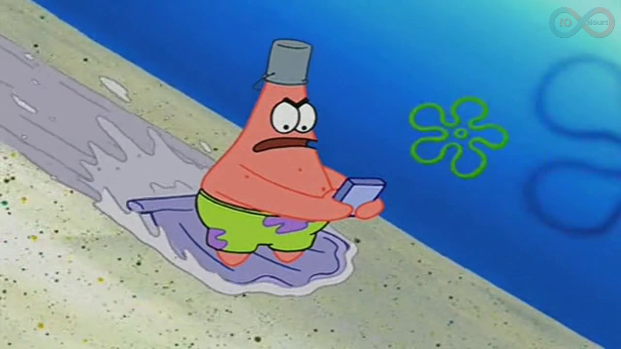 Spongebob - Patrick Crashes into a Mountain - YouTube