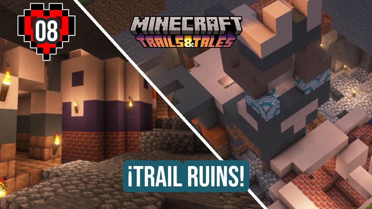 Encontramos una Trail Ruins en ¡Minecraft Extremo 1.20! - YouTube