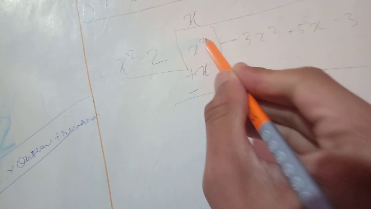 Division of polynomial by long division method class 9 and 10 - YouTube