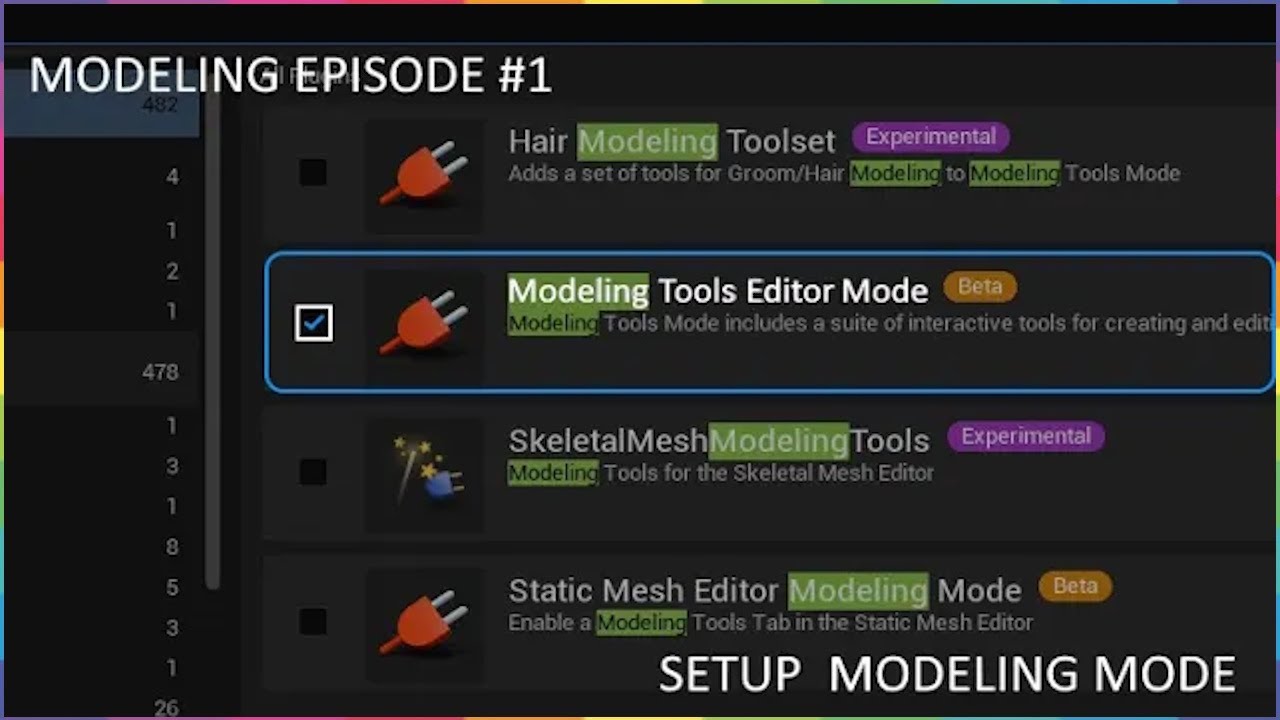 MODELING Episode #1 SETUP: Modeling Tool | Unreal Engine 5.1 #ue5 - YouTube