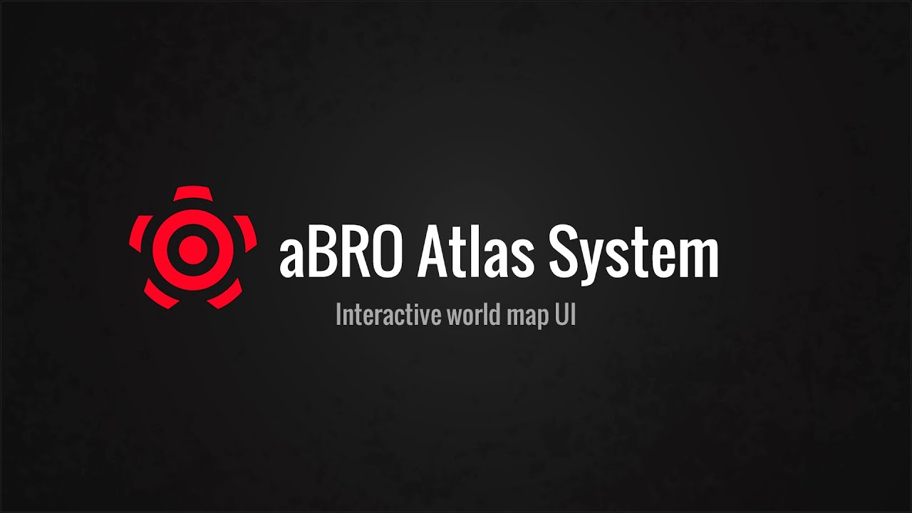 aBRO Atlas System (fullmap, minimap. compass, UE4, UE5) - YouTube