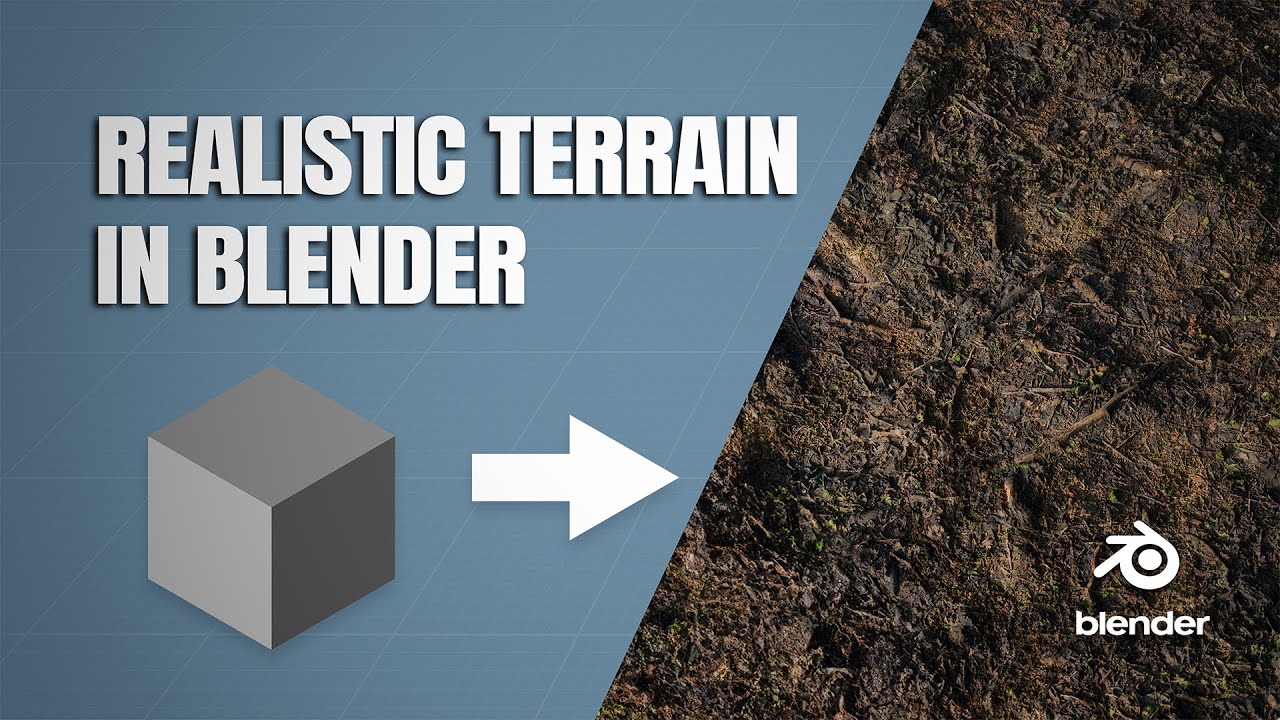 Realistic Terrain In Blender | Generate Landscapes And Mix Materials ...
