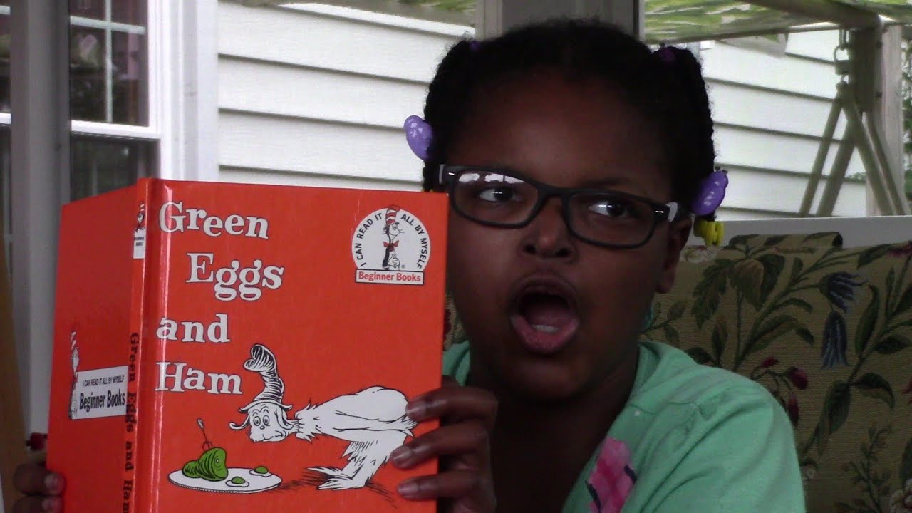 Jenay Reads Green Eggs And Ham - YouTube