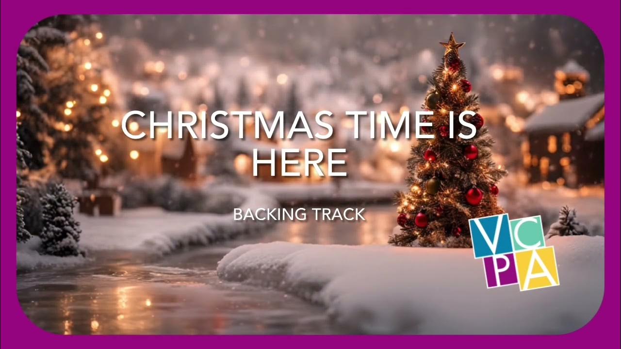 Christmas Time is Here backing track - YouTube