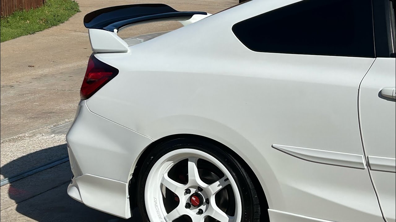 Civic Si Painting Rear HFP Kit - YouTube