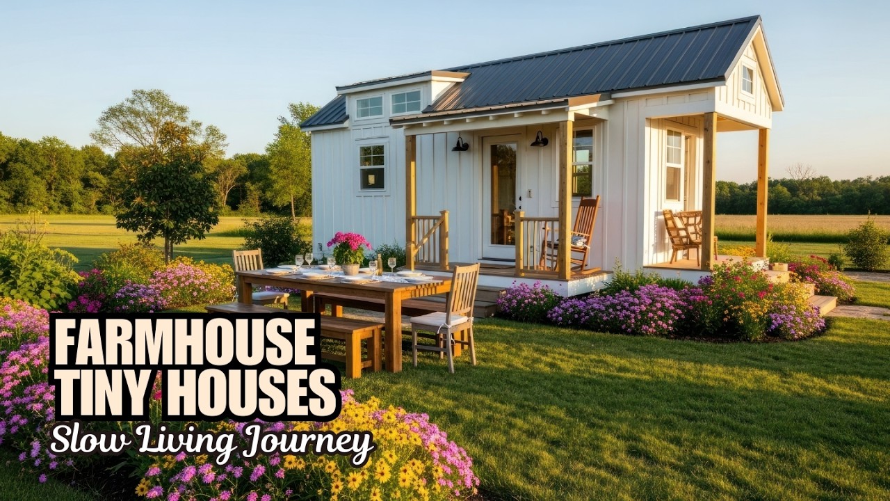 Cozy Farmhouse Tiny Homes Designed for Peaceful Slow Living in Nature ...